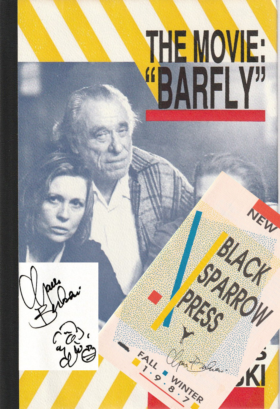 Barfly -- First Edition Signed by Charles Bukowski w/ Signed Annouceme ...